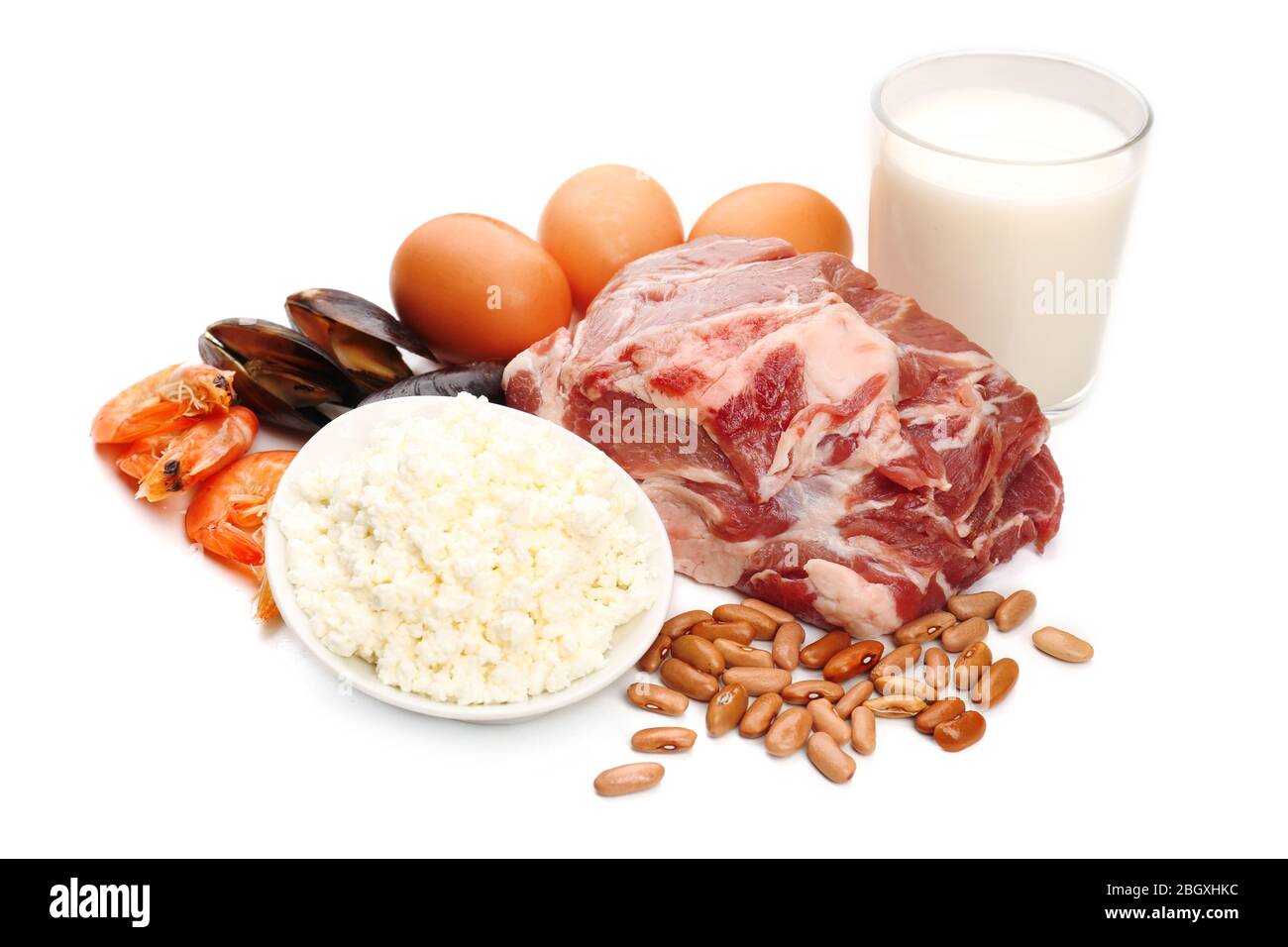 High protein healthy breakfast Cut Out Stock Images & Pictures - Alamy