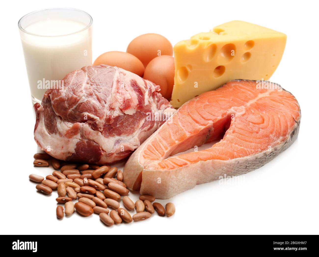 High protein healthy breakfast Cut Out Stock Images & Pictures - Alamy