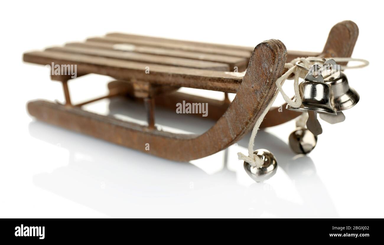 Vintage sled isolated Cut Out Stock Images & Pictures - Alamy