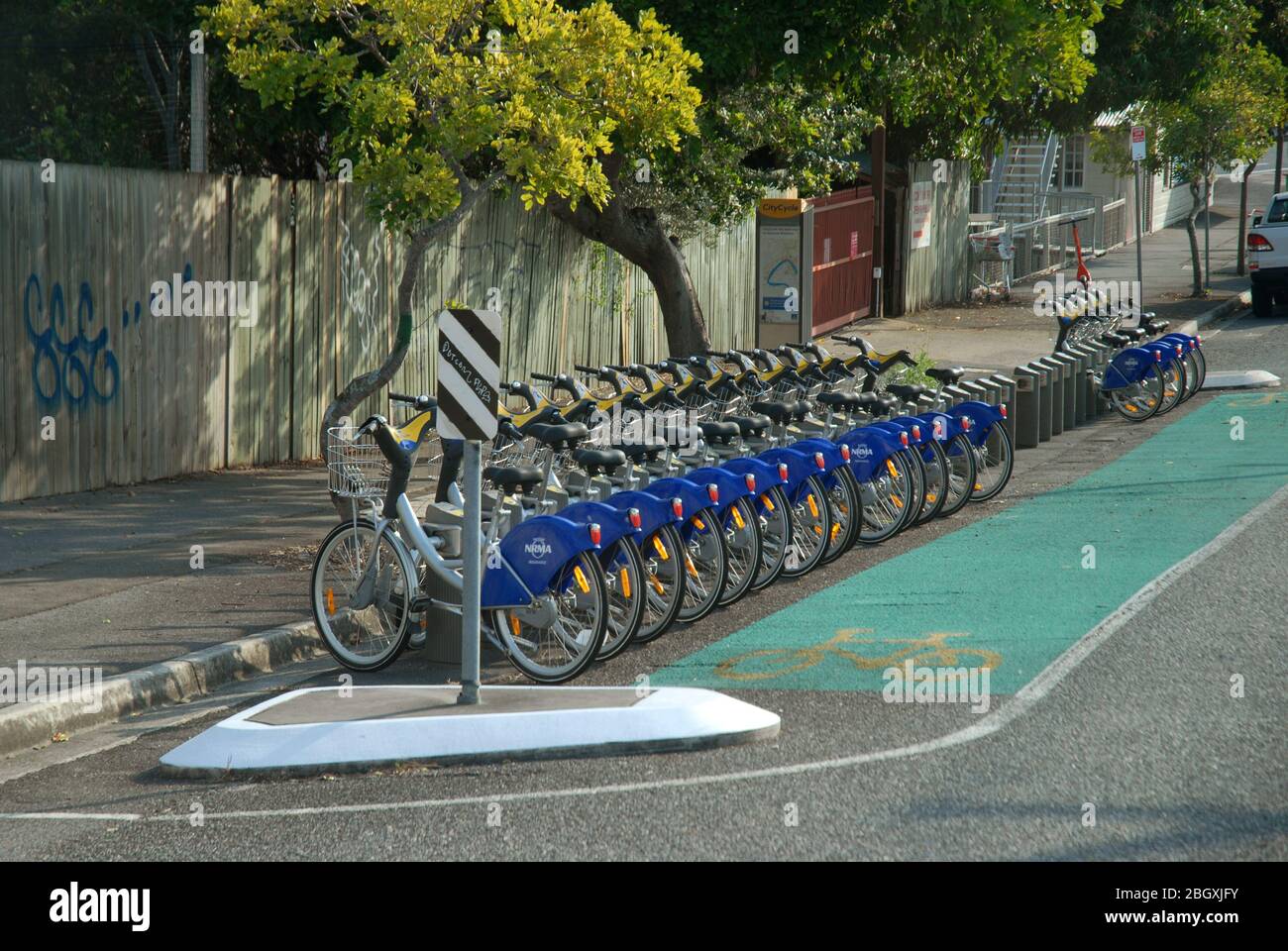City Cycle Brisbane hire bike terminal, West End, Brisbane City ...