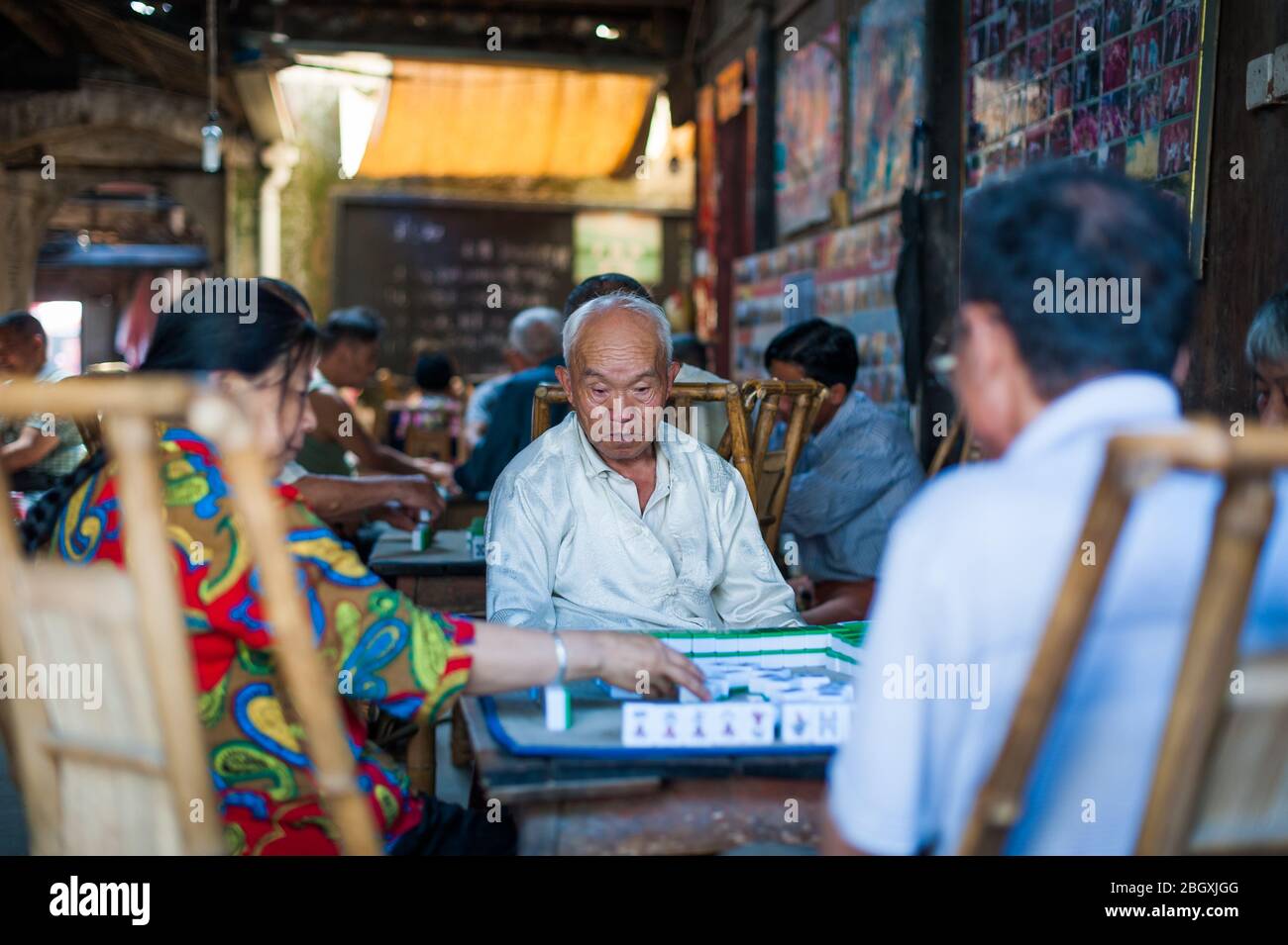 Mahjong room hi-res stock photography and images - Alamy