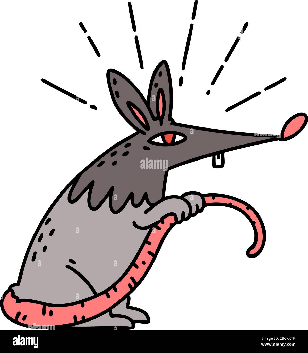 illustration of a traditional tattoo style sneaky rat Stock Vector Image & Art - Alamy