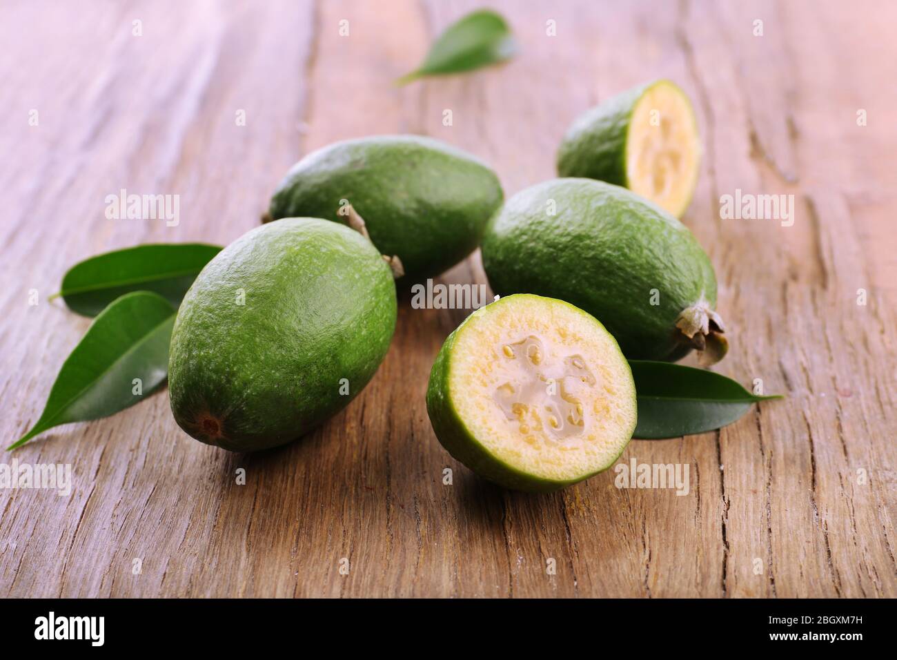 Feijoa close up many organic hi-res stock photography and images - Alamy