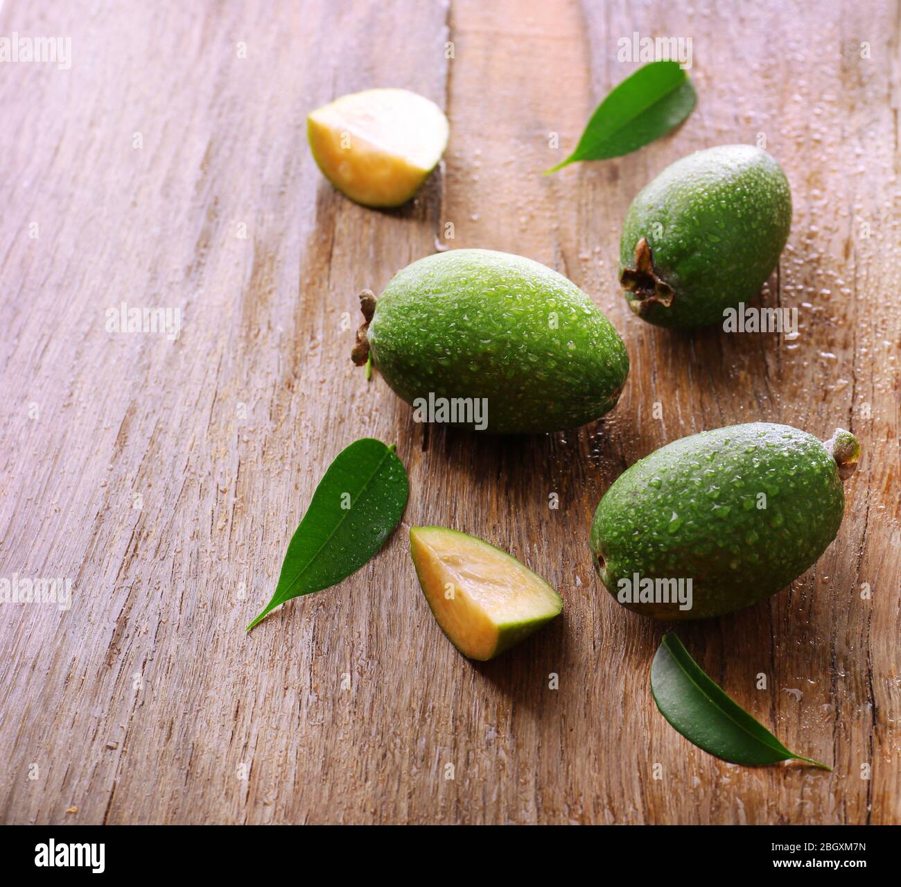 Feijoa close up many organic hi-res stock photography and images - Alamy