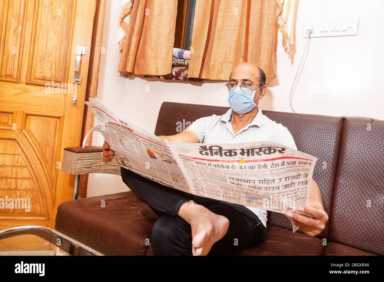 Open Newspaper Spread