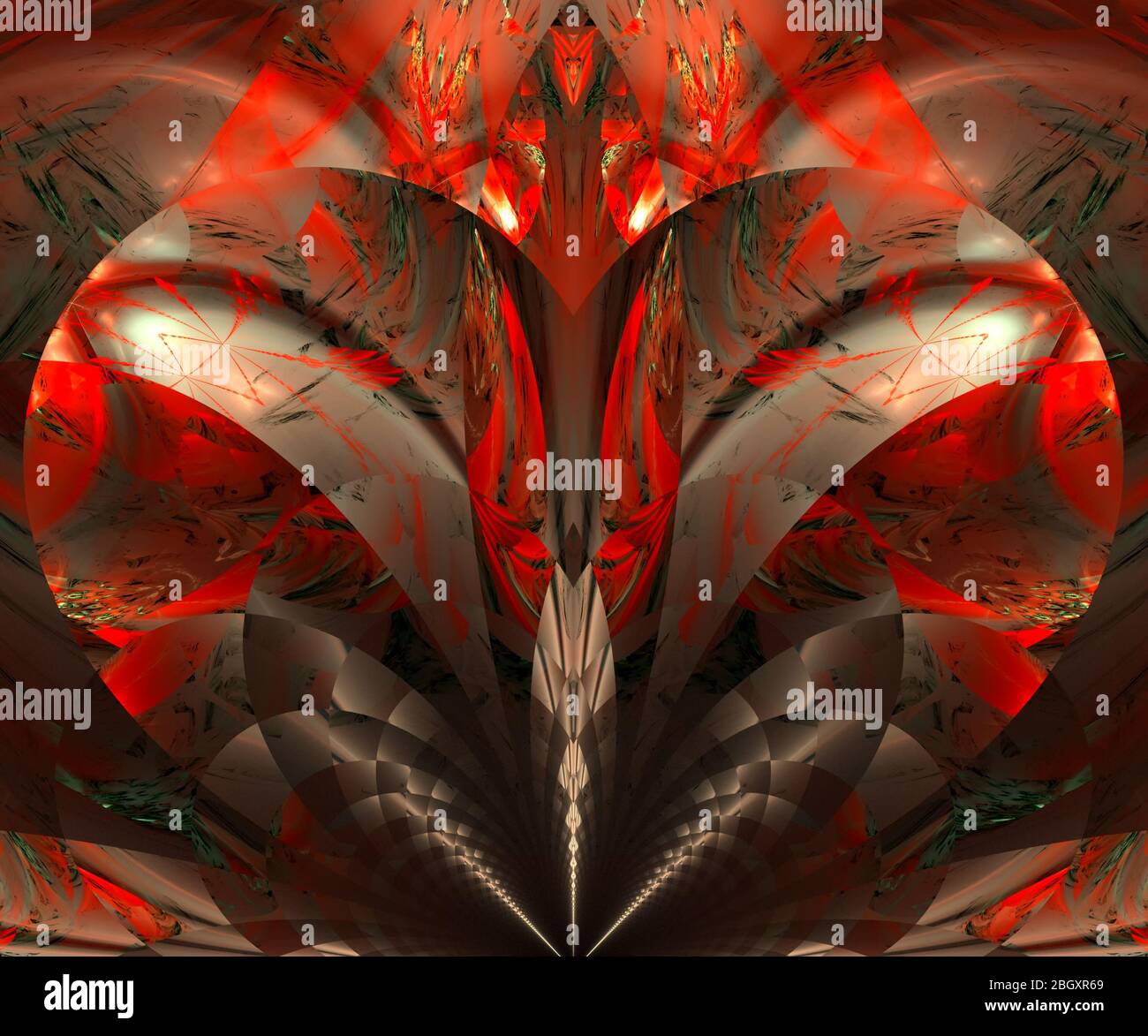 Computer generated colorful fractal artwork for creative art,design and ...