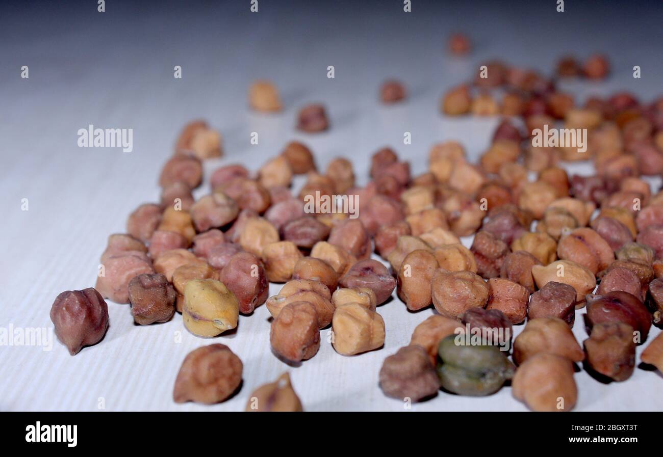 traditional protein nutrition, fresh high fiber grain soaked gram on ...