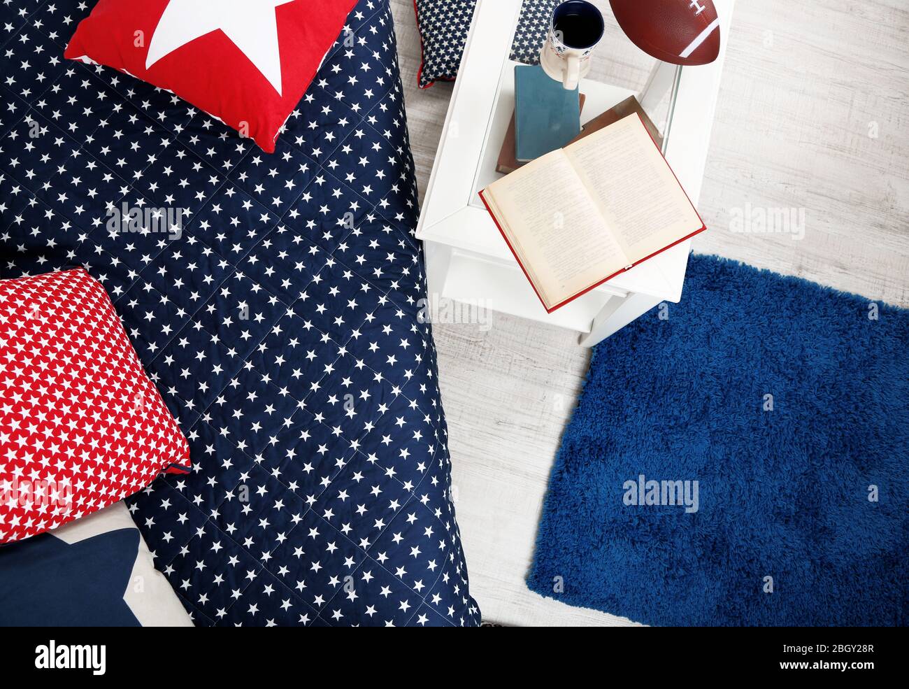 Cozy home interior top view Stock Photo - Alamy
