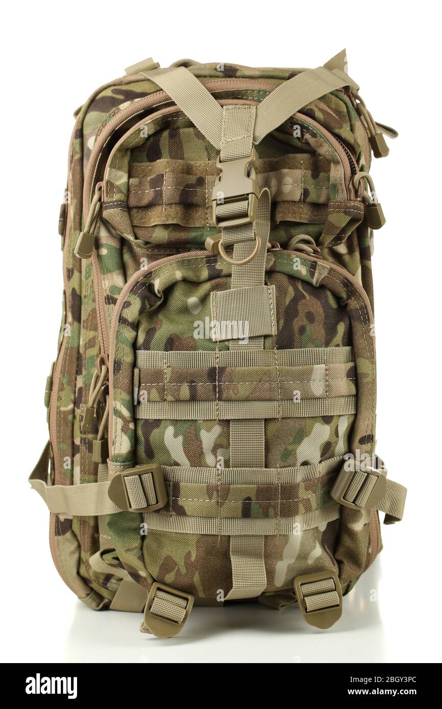 Army backpack hi-res stock photography and images - Alamy