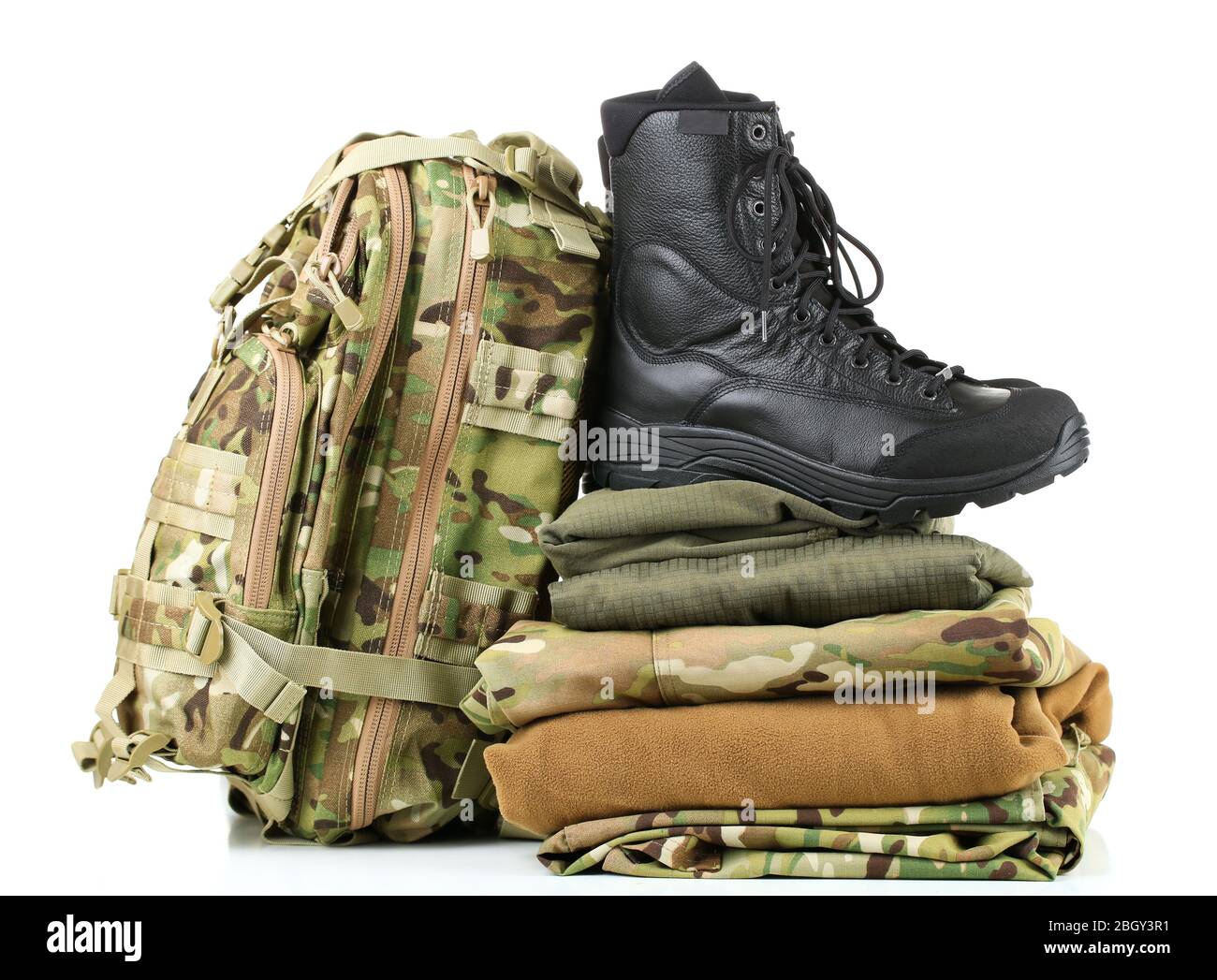 Army uniform, isolated on white Stock Photo - Alamy