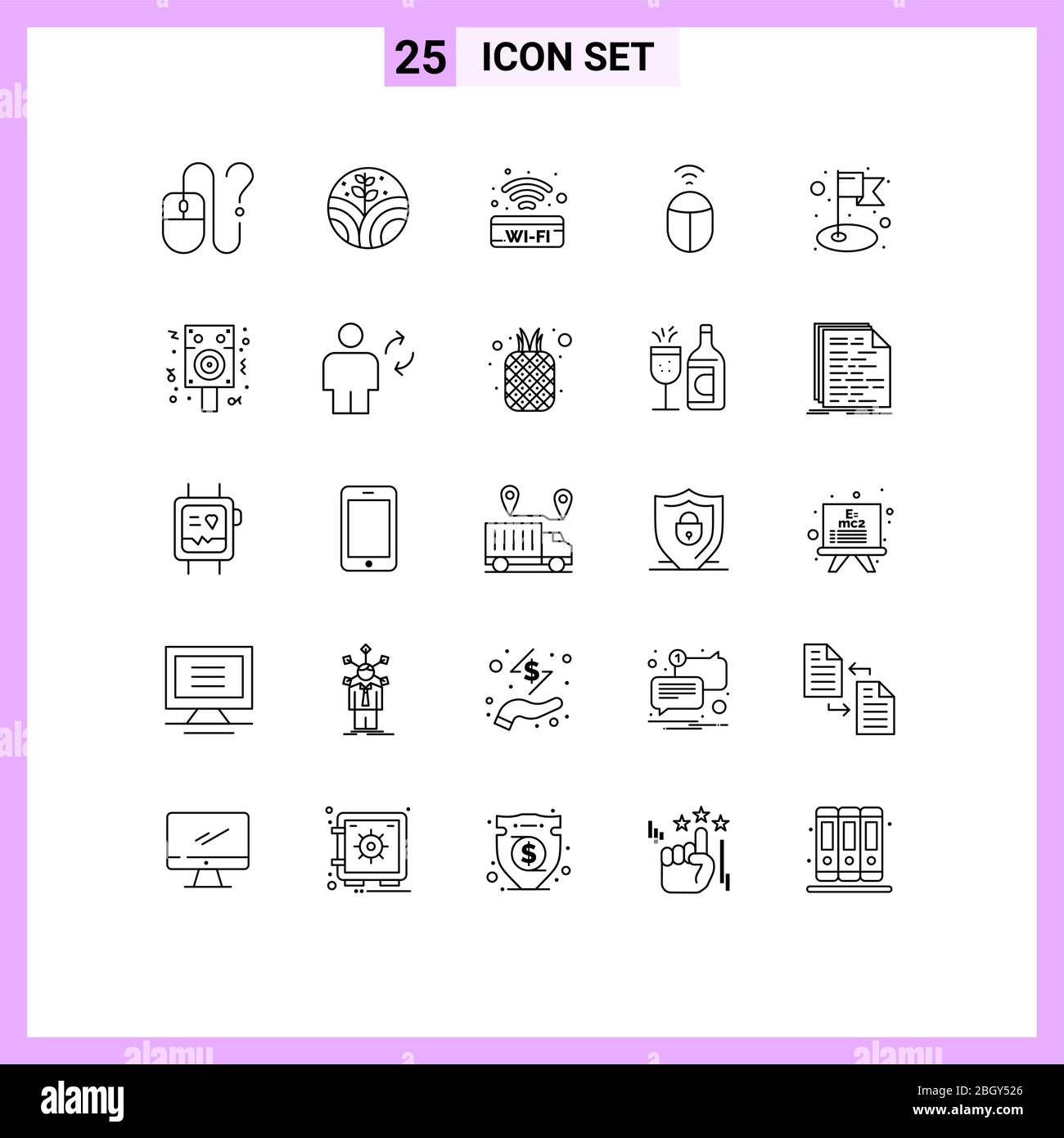Universal symbols Stock Vector Images - Alamy