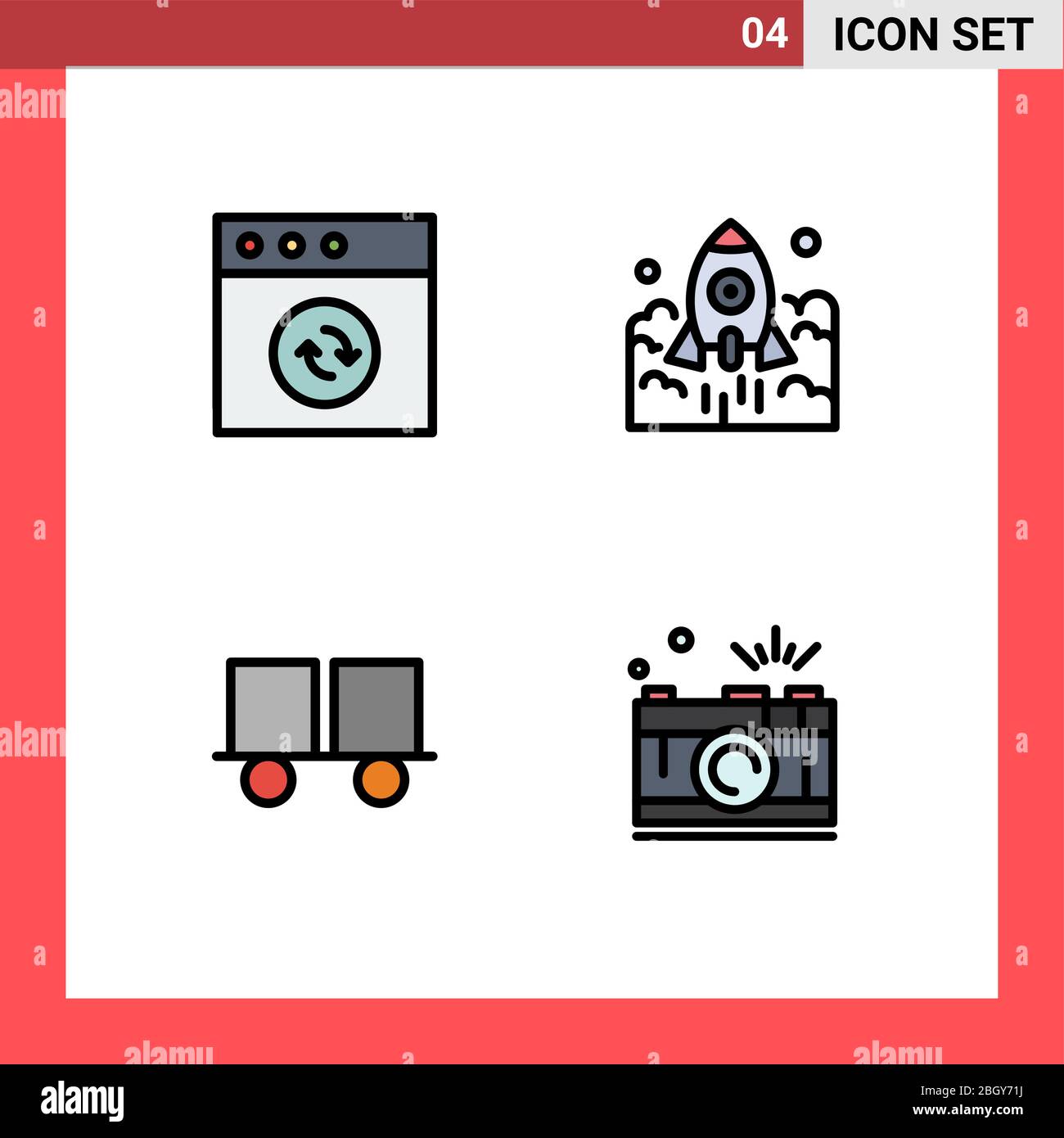 Truck launch Stock Vector Images - Alamy