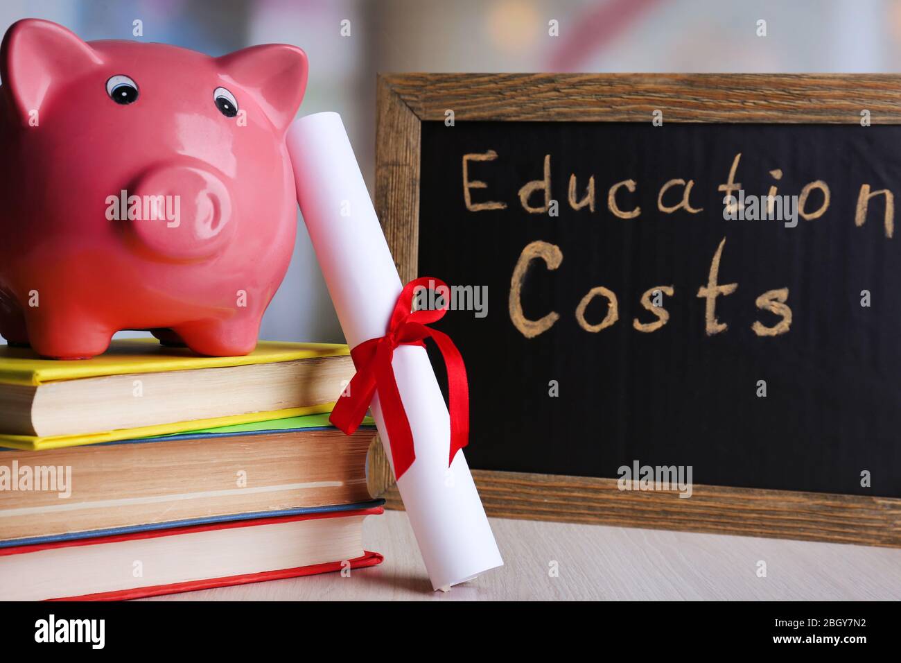 Education costs concept Stock Photo - Alamy