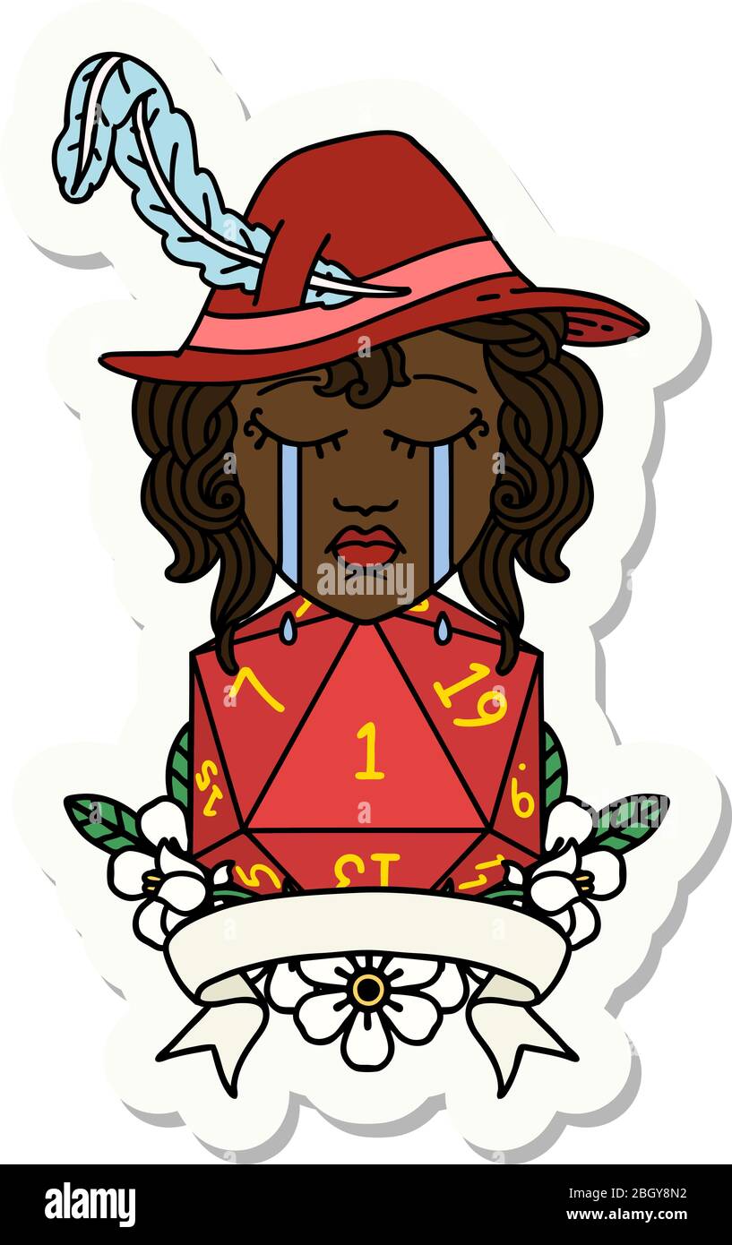 sticker of a human bard character face Stock Vector Image & Art - Alamy