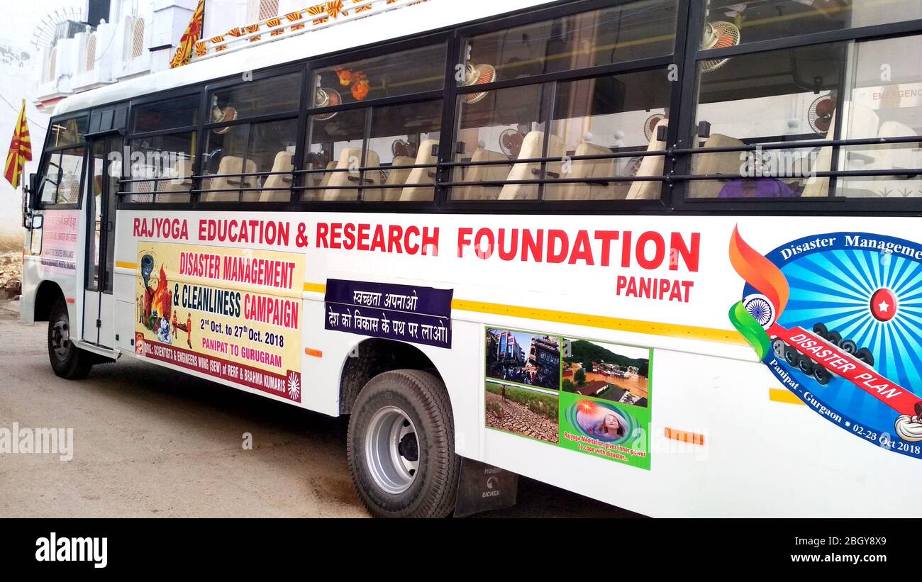 Hansi, haryana, india, October 2018 : Disaster management & cleanliness ...