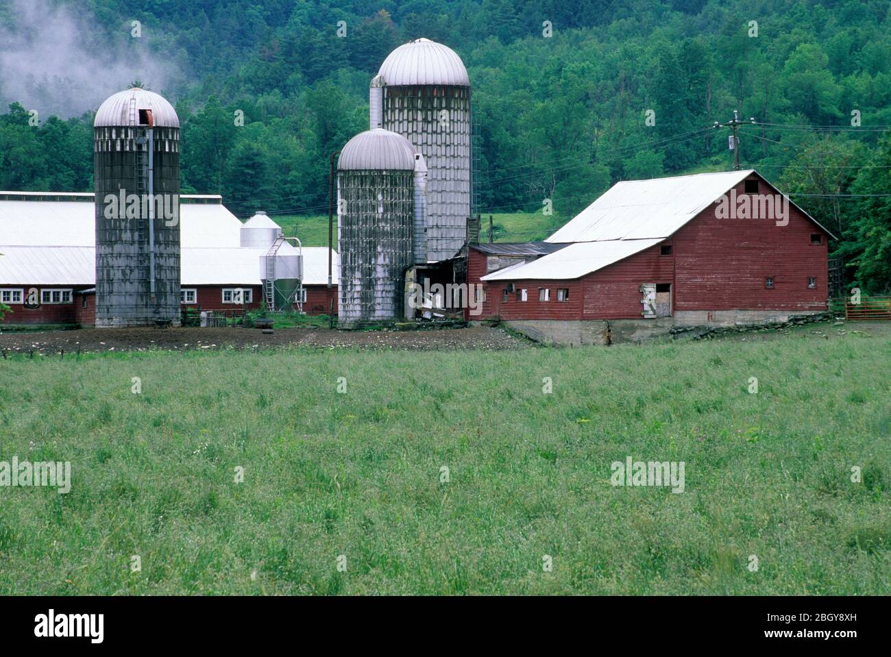Reynolds Farm (historic) barn, Rensselaer County, New York Stock Photo ...