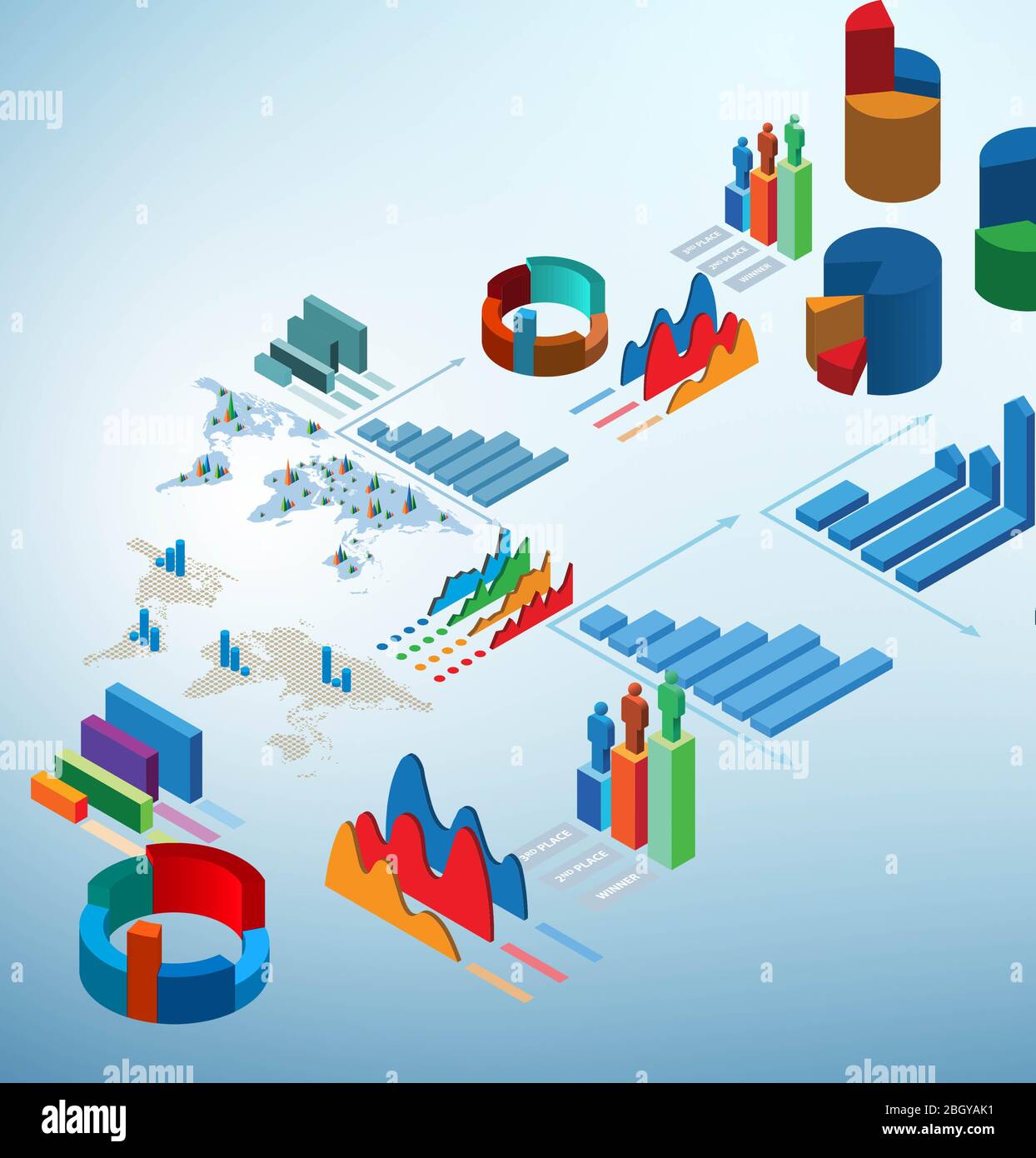 3d visualisation map hi-res stock photography and images - Alamy