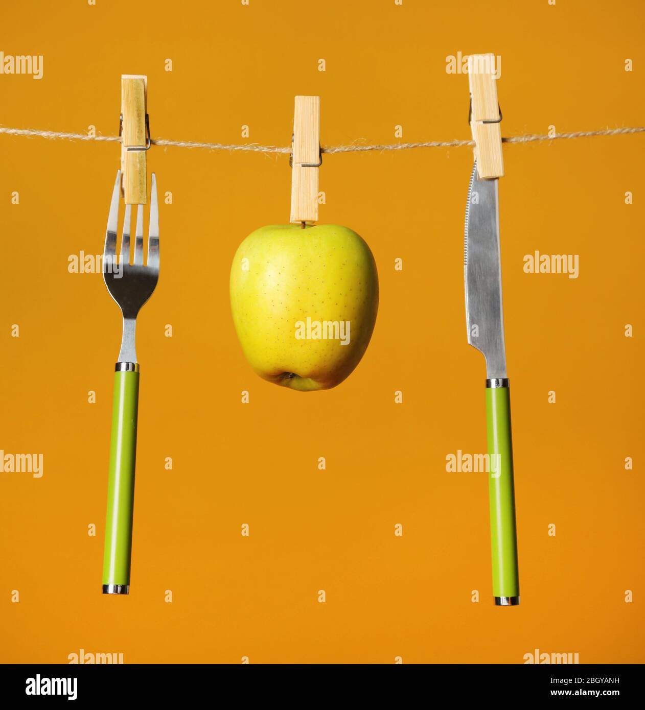 Hanging from fork hi-res stock photography and images - Alamy