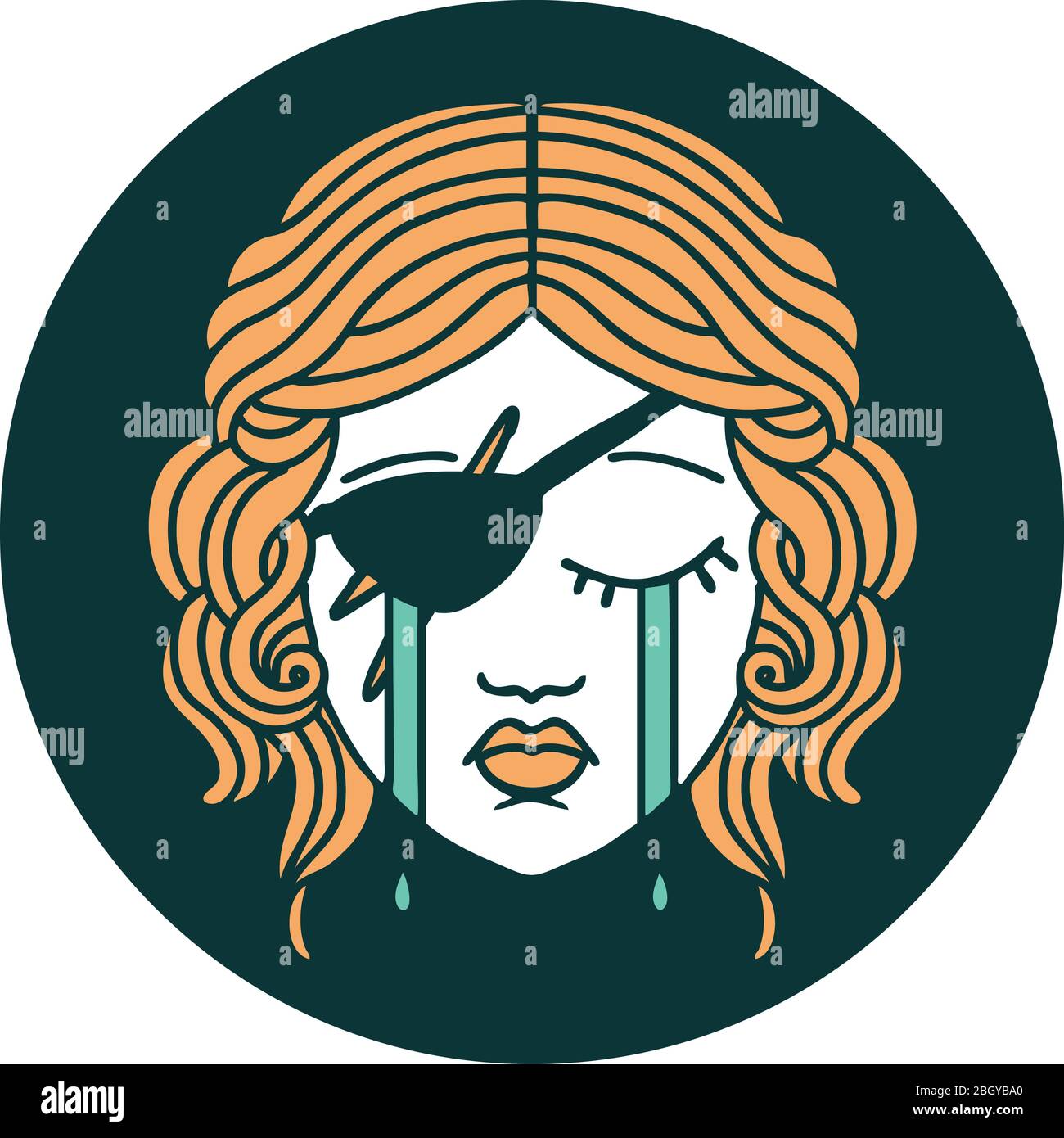 icon of crying human rogue character Stock Vector Image & Art - Alamy