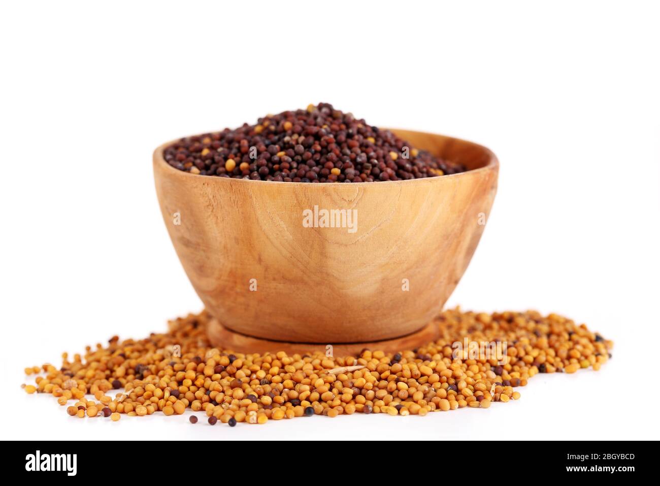 Mustard seed isolated on white Stock Photo - Alamy