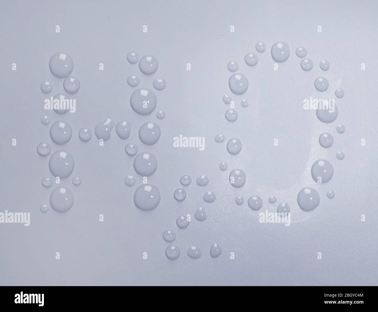 Picture from water drops close-up Stock Photo - Alamy