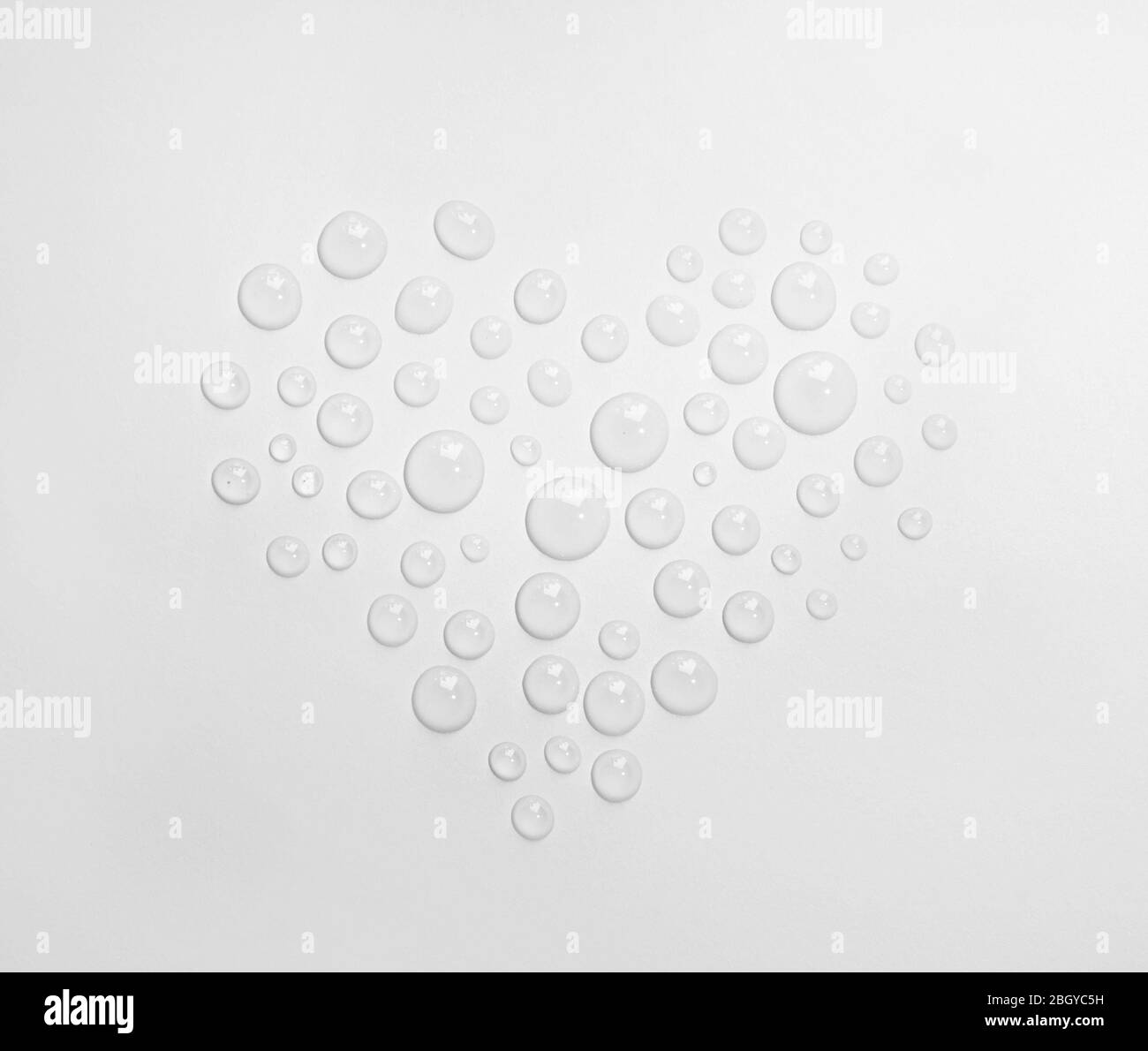 Picture from water drops close-up Stock Photo - Alamy