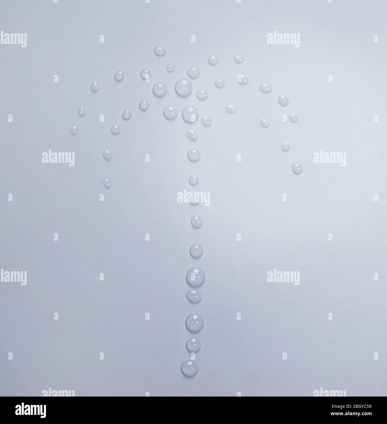 Picture from water drops close-up Stock Photo - Alamy