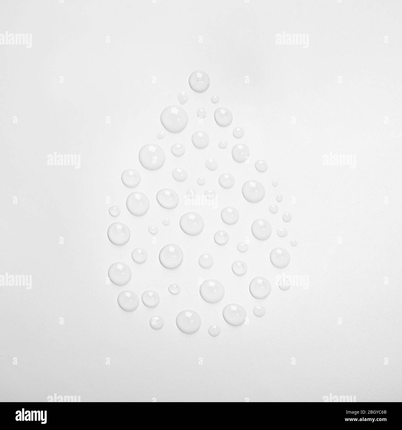 Picture from water drops close-up Stock Photo - Alamy