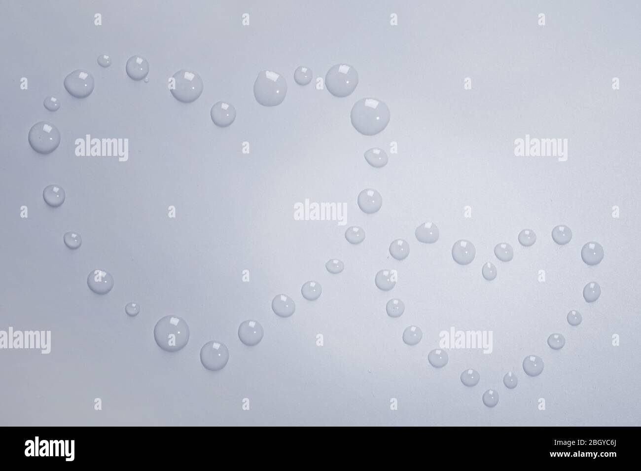 Picture from water drops close-up Stock Photo - Alamy