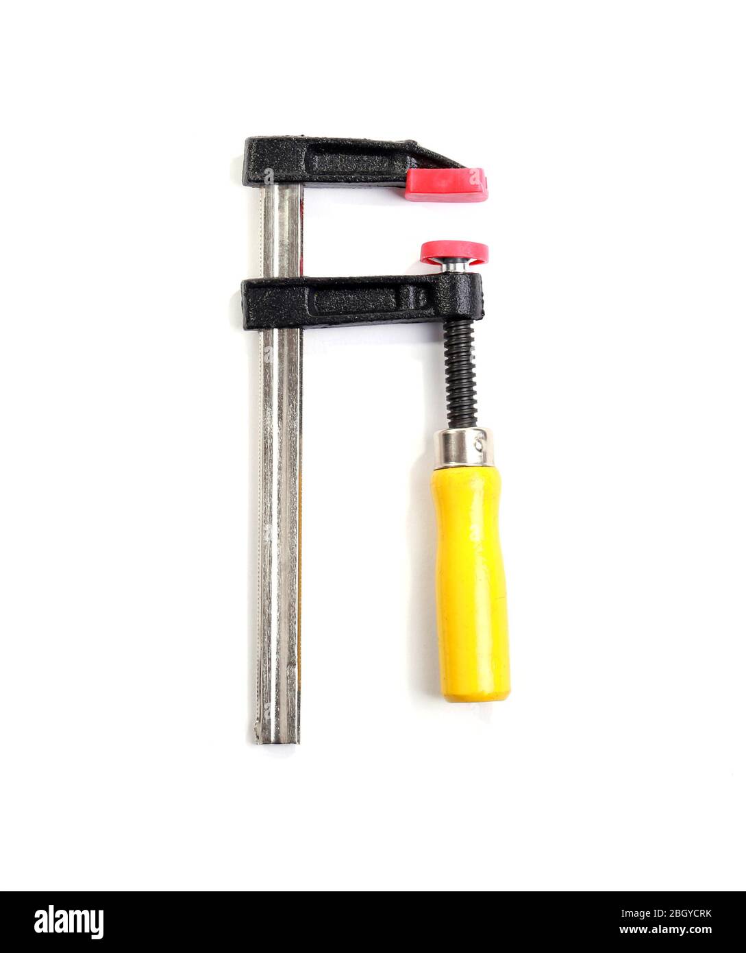 Joiner Clamp (wood tools) isolated on white Stock Photo - Alamy