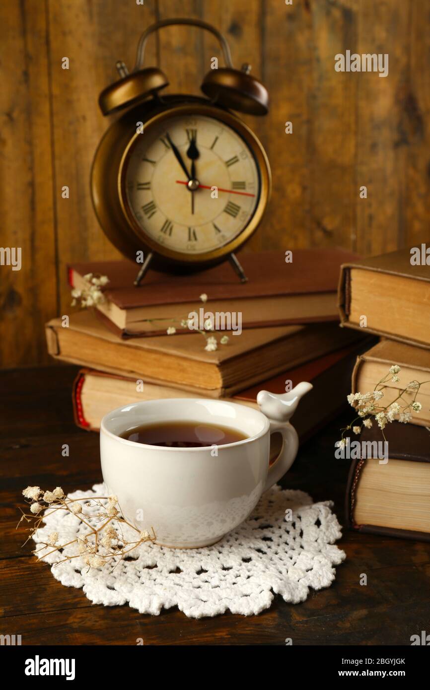 Books And Tea Wallpaper