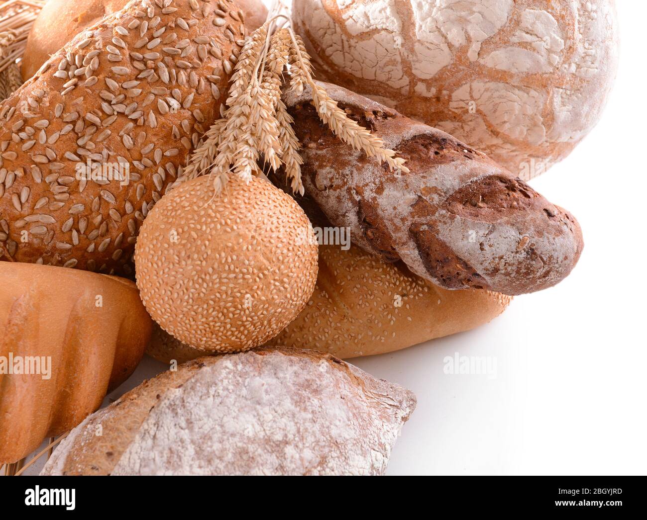 Different bread close-up Stock Photo - Alamy