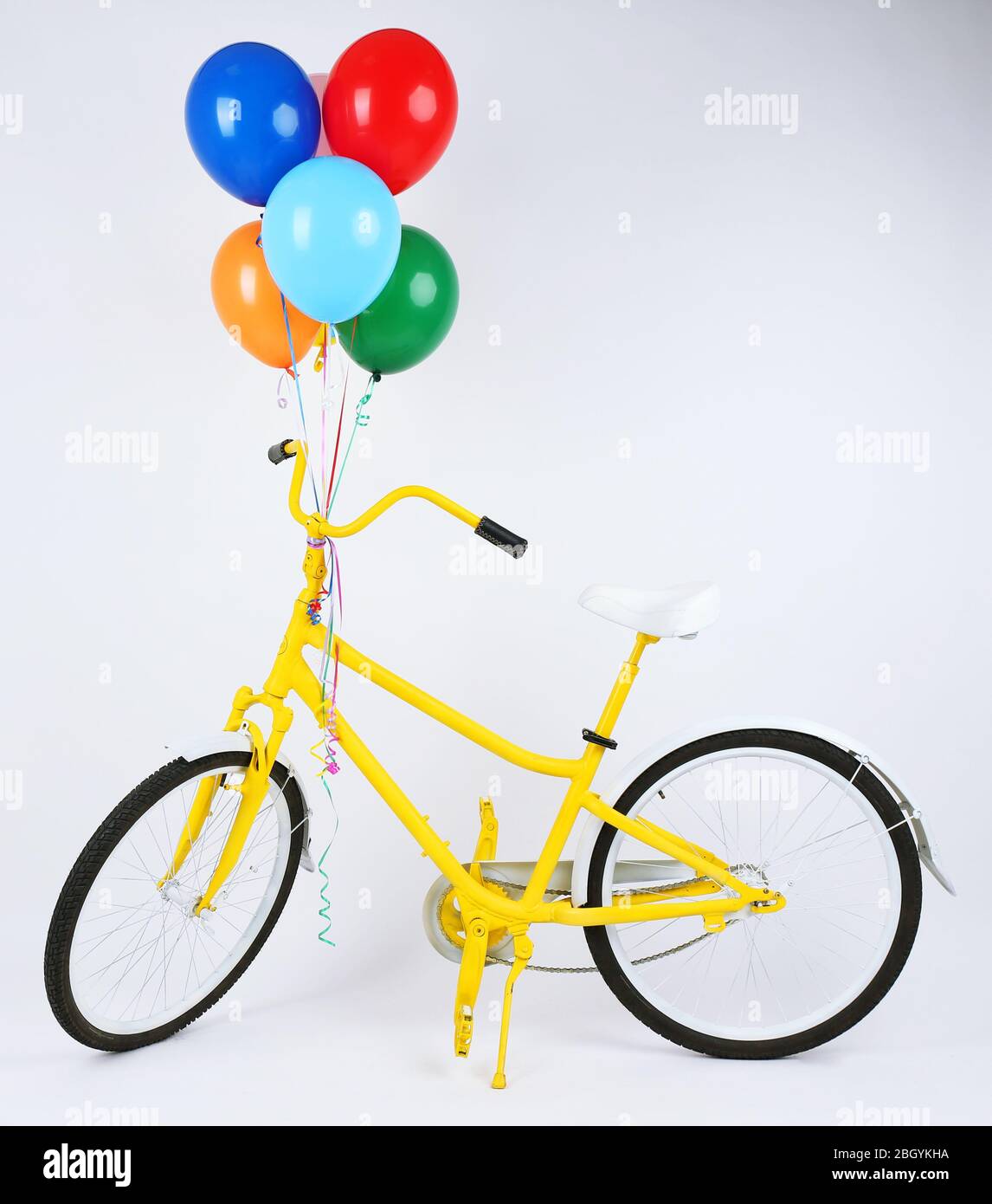 Balloons On Cycle High Resolution Stock Photography and Images - Alamy