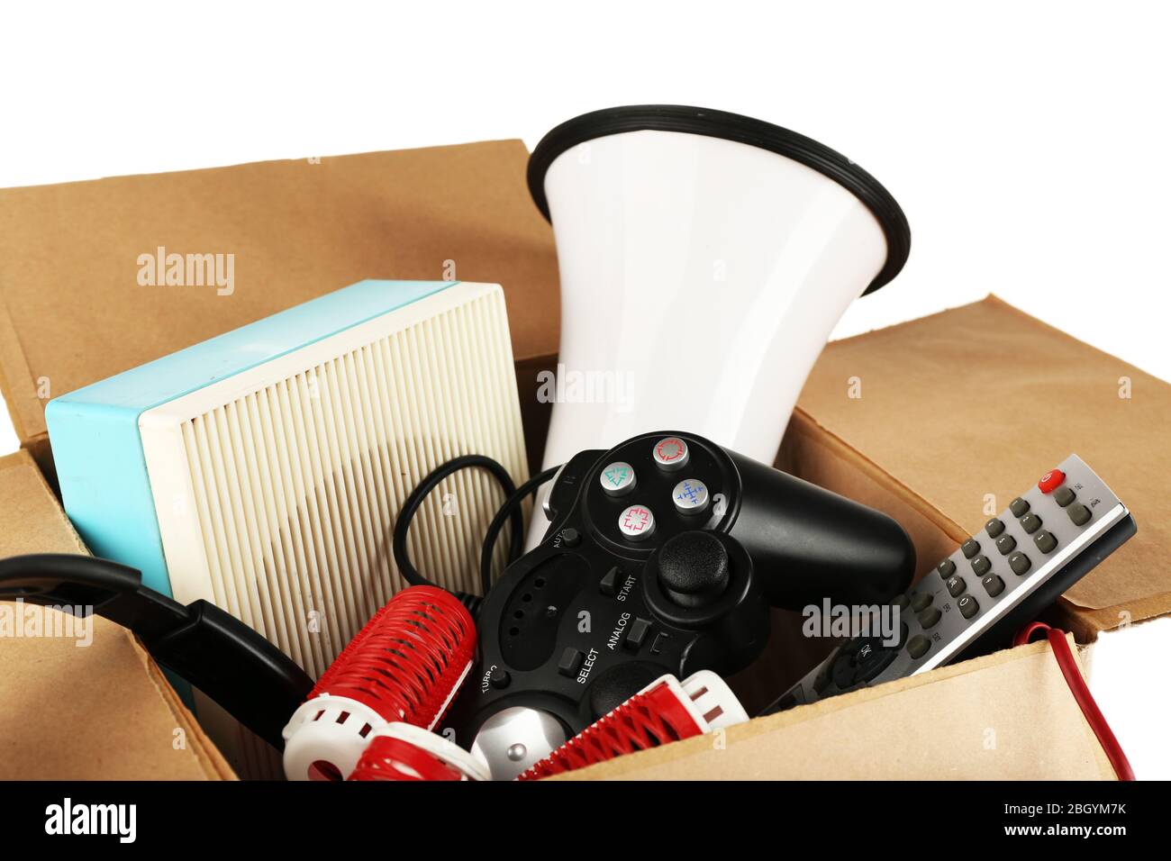 Cardboard box old stuff hi-res stock photography and images - Alamy