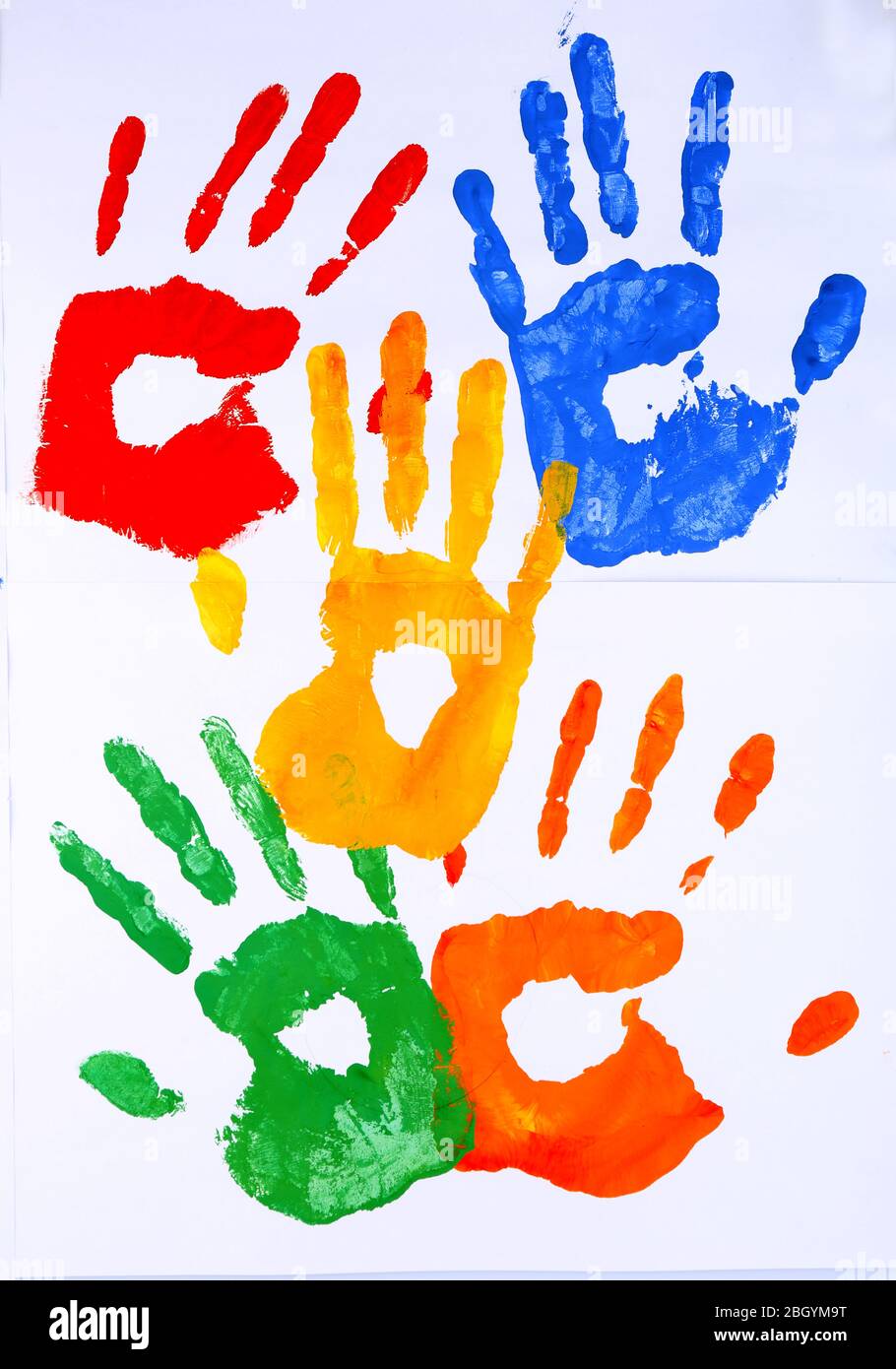 Hand prints paint hi-res stock photography and images - Alamy