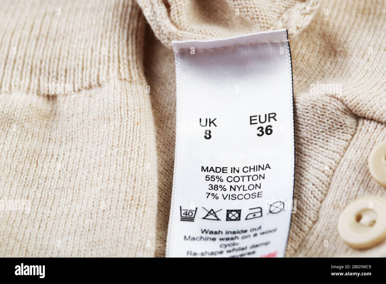 Clothing care label hi-res stock photography and images - Alamy