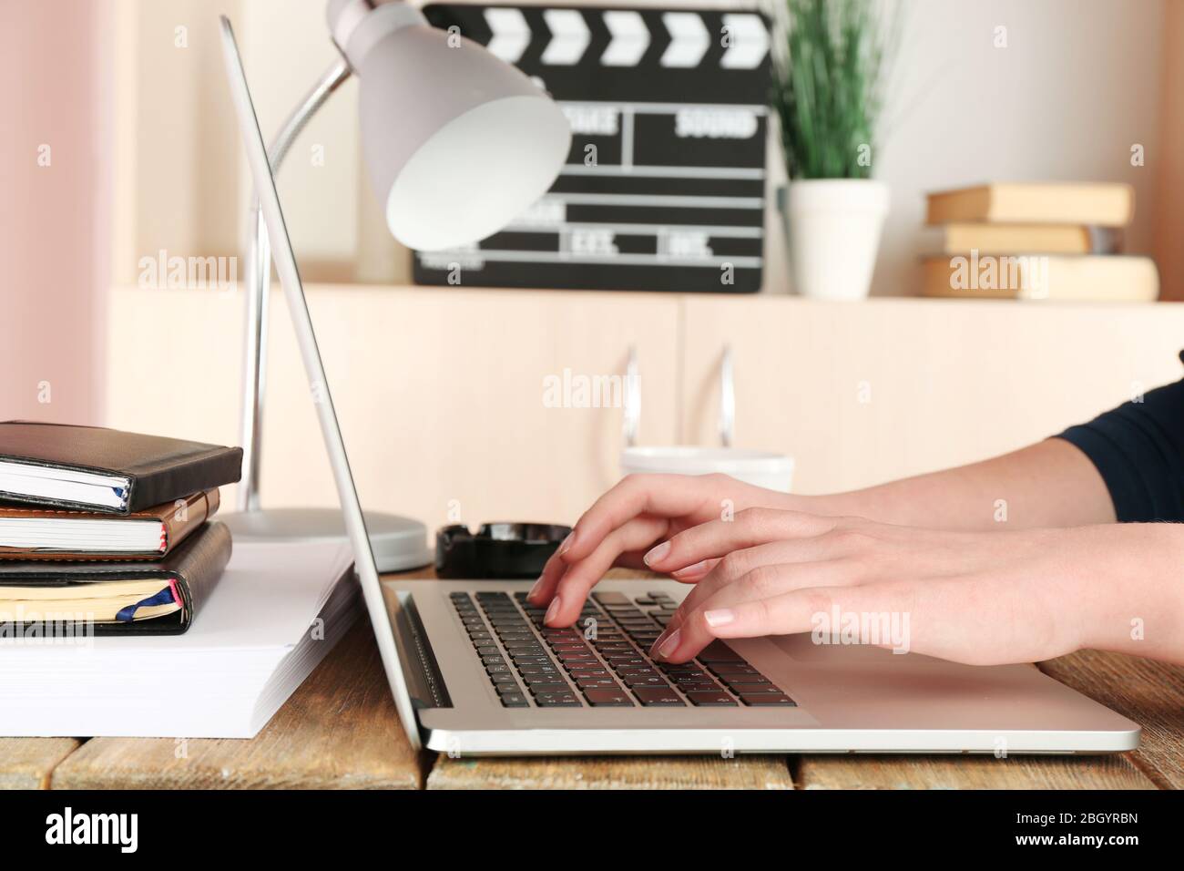 Film script on desk hi-res stock photography and images - Alamy