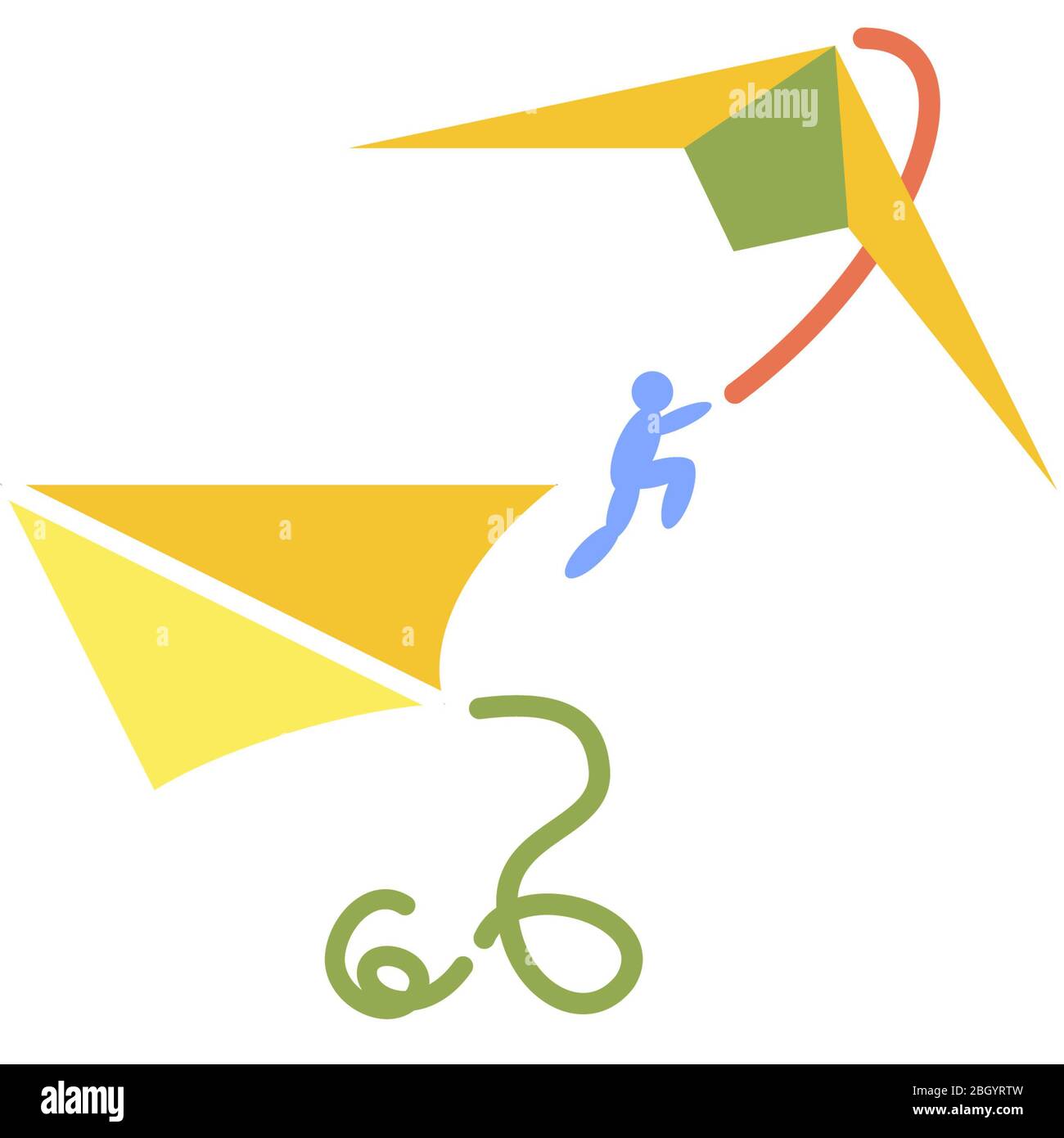Airplane kite Cut Out Stock Images & Pictures - Alamy