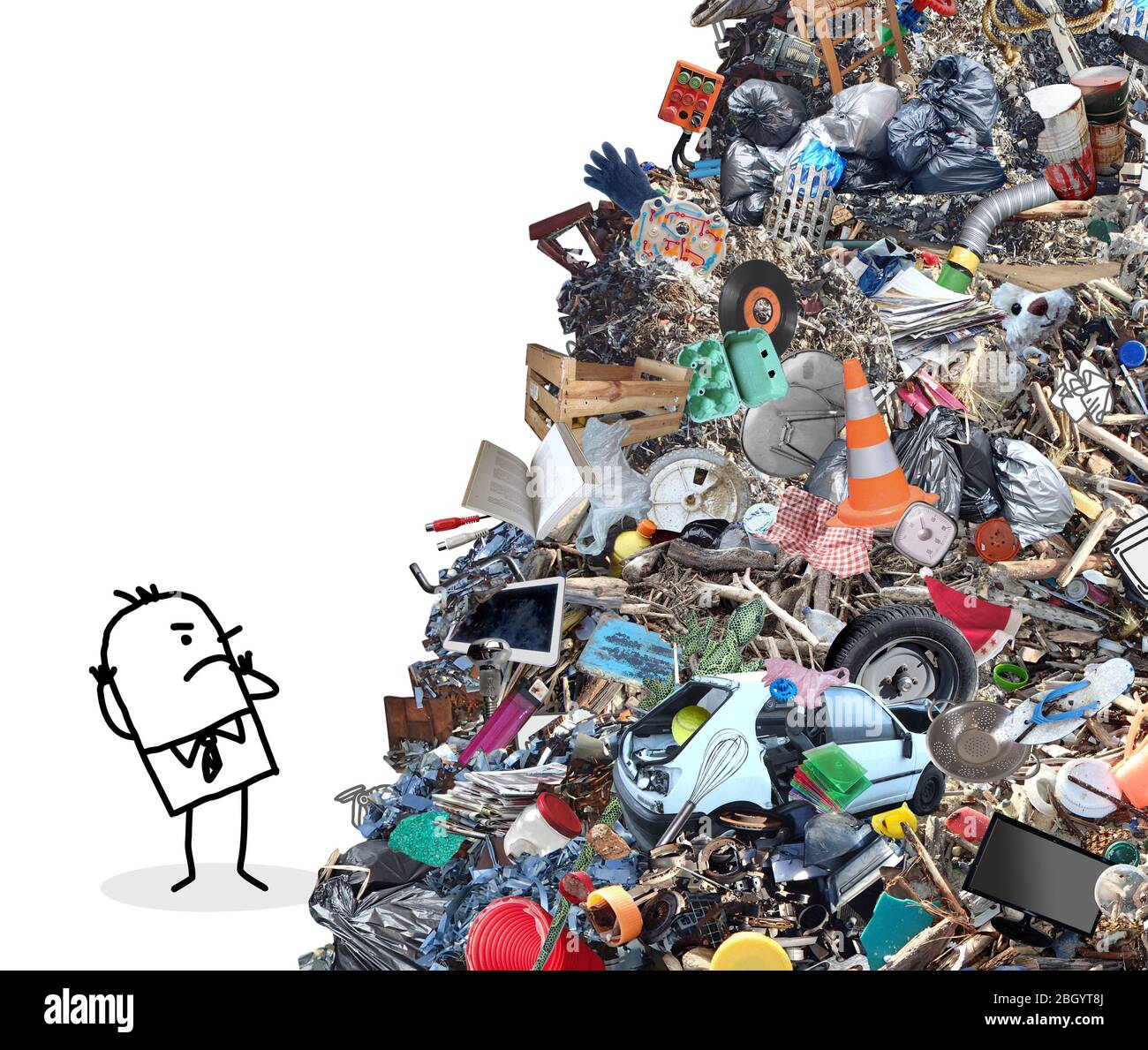 Cartoon Trash Pile
