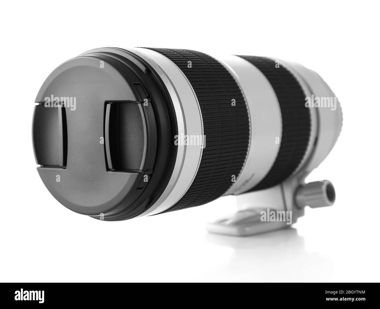 Camera lens isolated on white Stock Photo - Alamy
