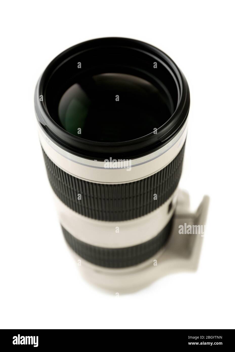 Camera lens isolated on white Stock Photo - Alamy