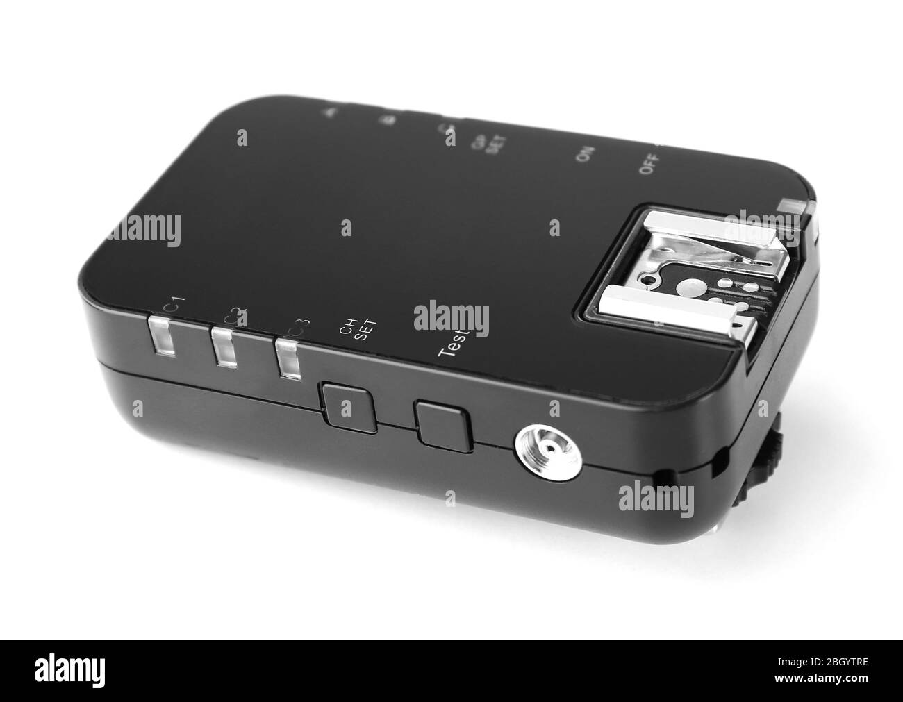 Wireless Flash Trigger isolated on white Stock Photo - Alamy