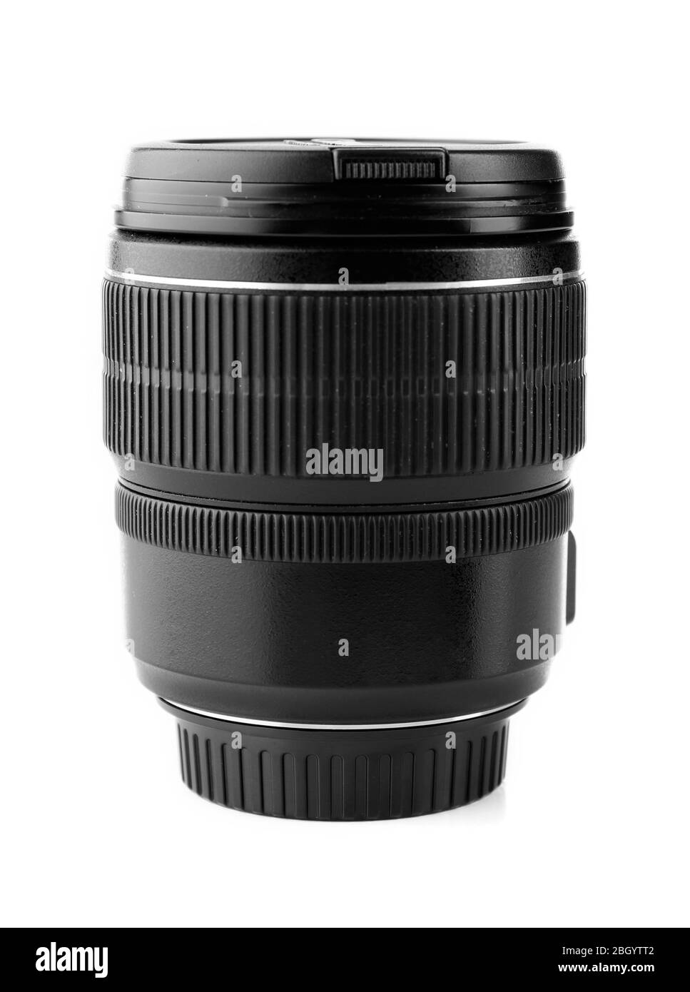 Camera lens isolated on white Stock Photo - Alamy