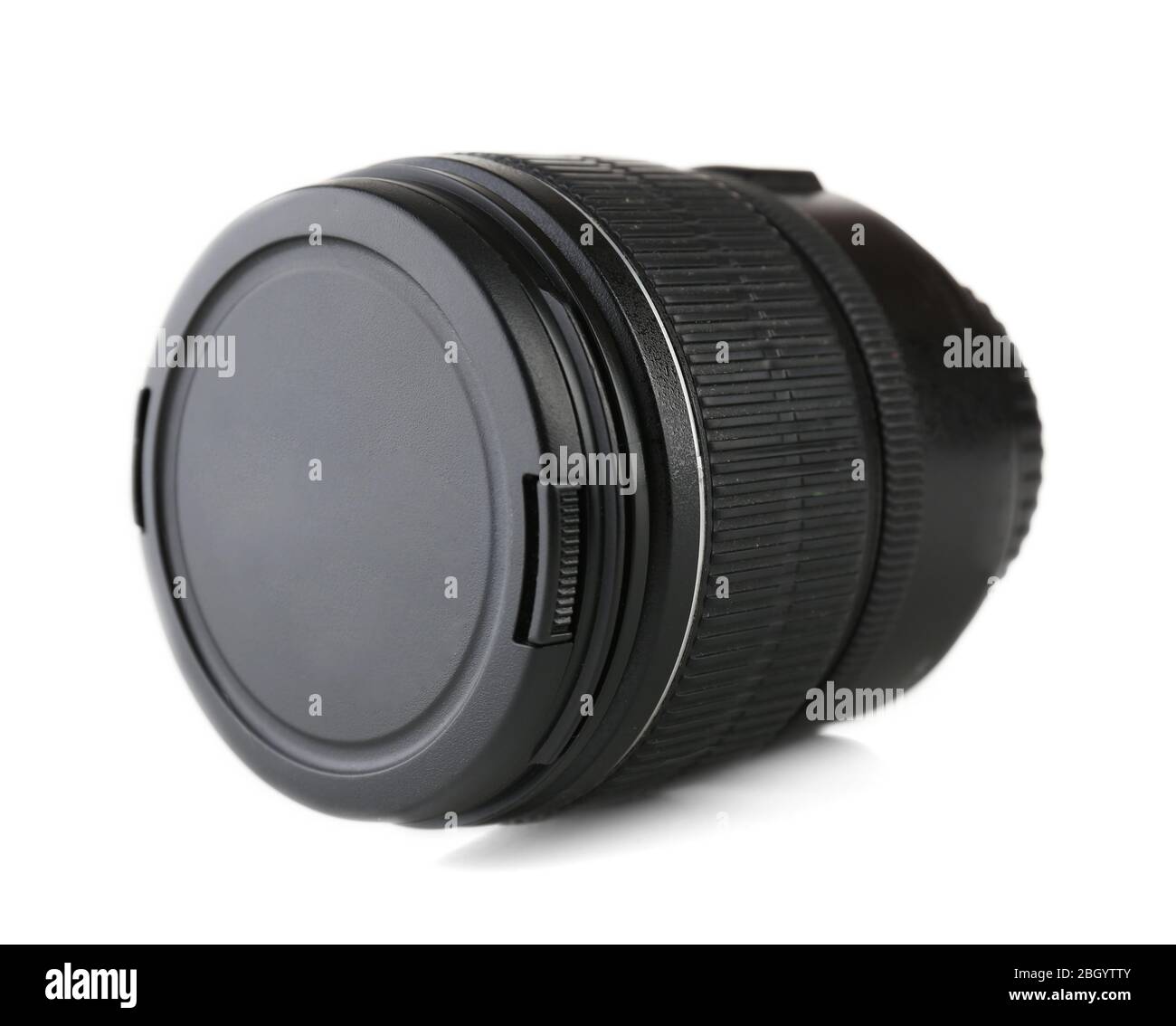 Camera lens isolated on white Stock Photo - Alamy
