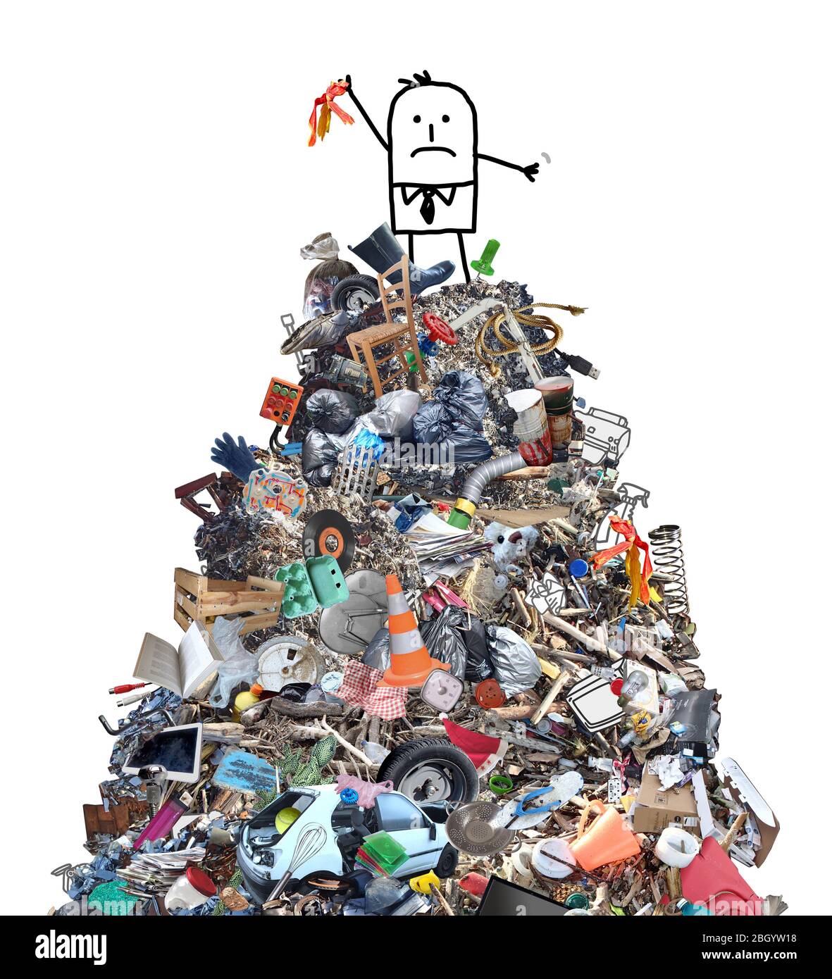 Cartoon garbage hi-res stock photography and images - Alamy