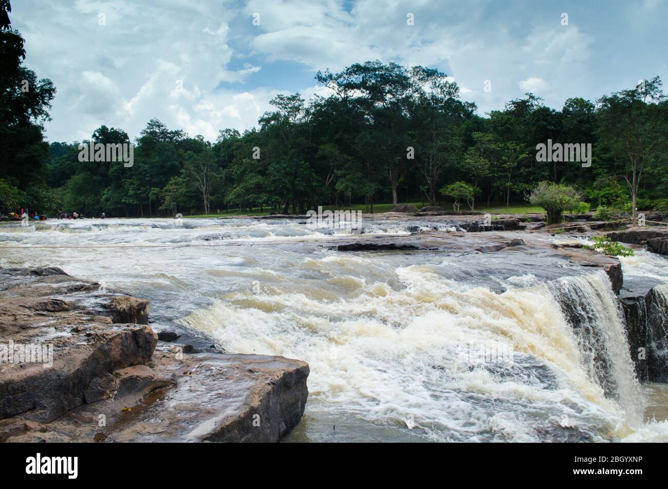 Tad Ton Waterfall in Chaiyaphum province Stock Photo - Alamy