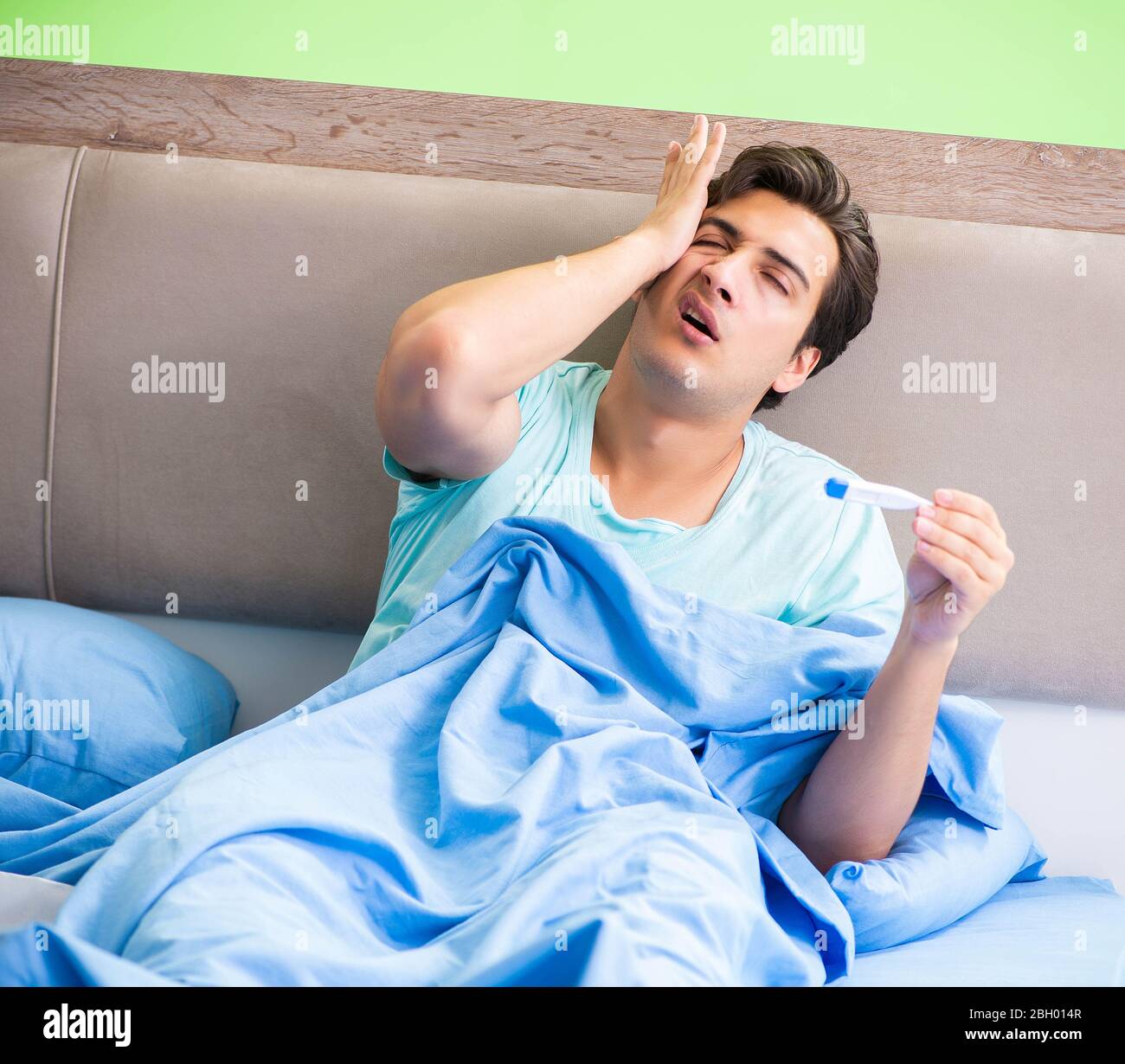 The man suffering from sleeping disorder and insomnia Stock Photo - Alamy
