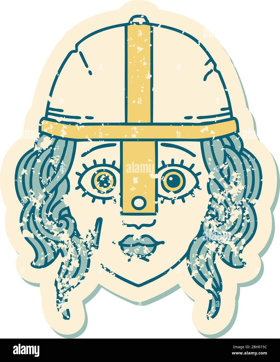 grunge sticker of a human fighter Stock Vector Image & Art - Alamy