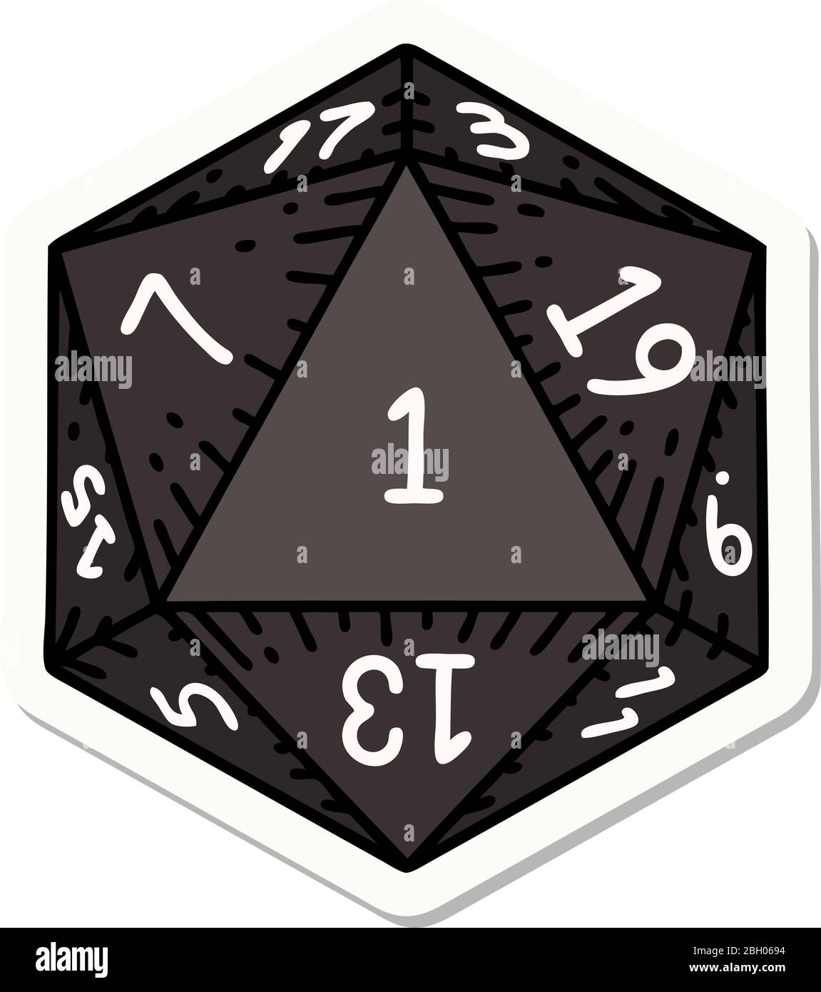 D20 illustration hi-res stock photography and images - Alamy