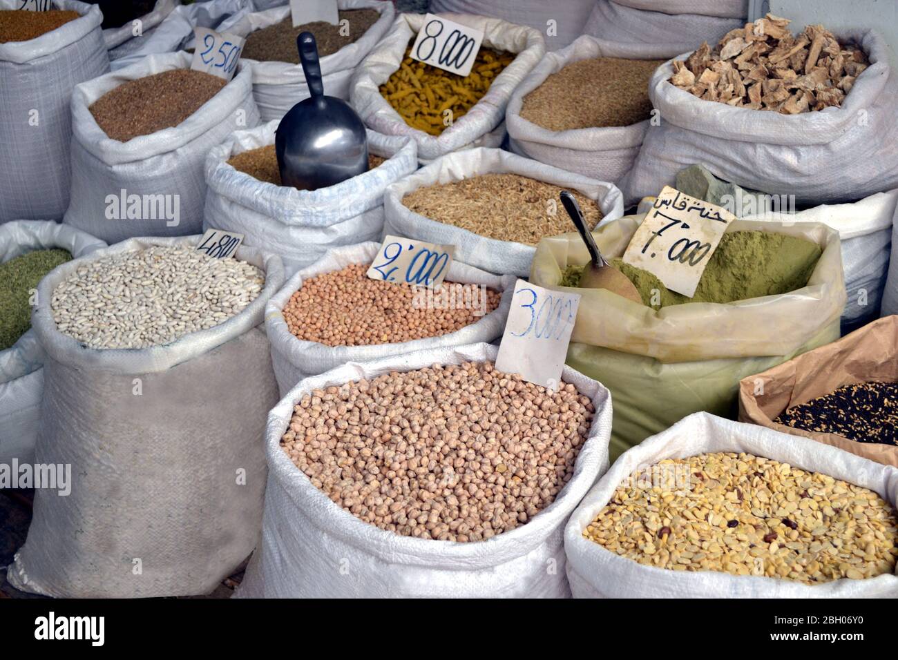 Spices and herbs in Africa Stock Photo - Alamy